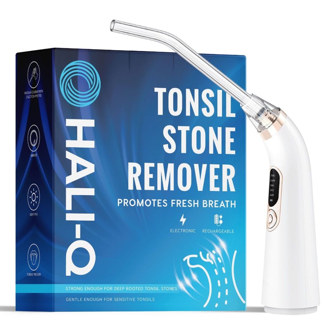 Hali-Q Electric Tonsil Stone Remover ☆ remove tonsil stones