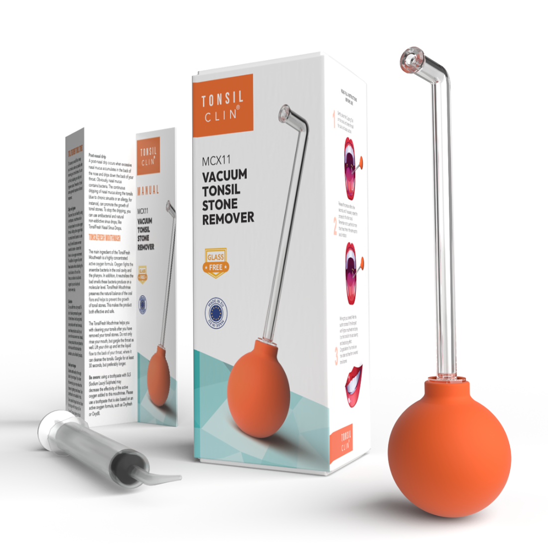 TonsilClin Vacuum Tonsil Stones Remover (Suction Pipette) | Remove ...